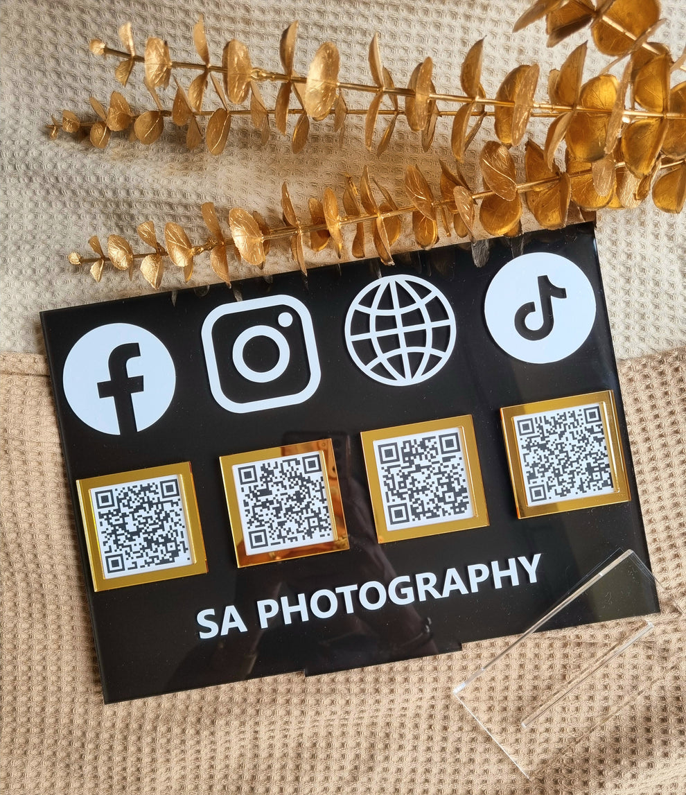 A4 QR Code Signs – Lux & Co.