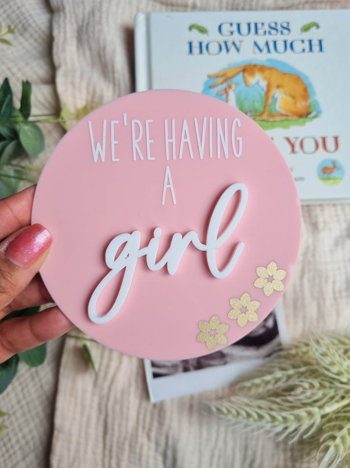 Gender Reveal Disc – Lux & Co.