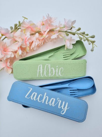 Kids Cutlery Set - Travel Cutlery – Lux & Co.